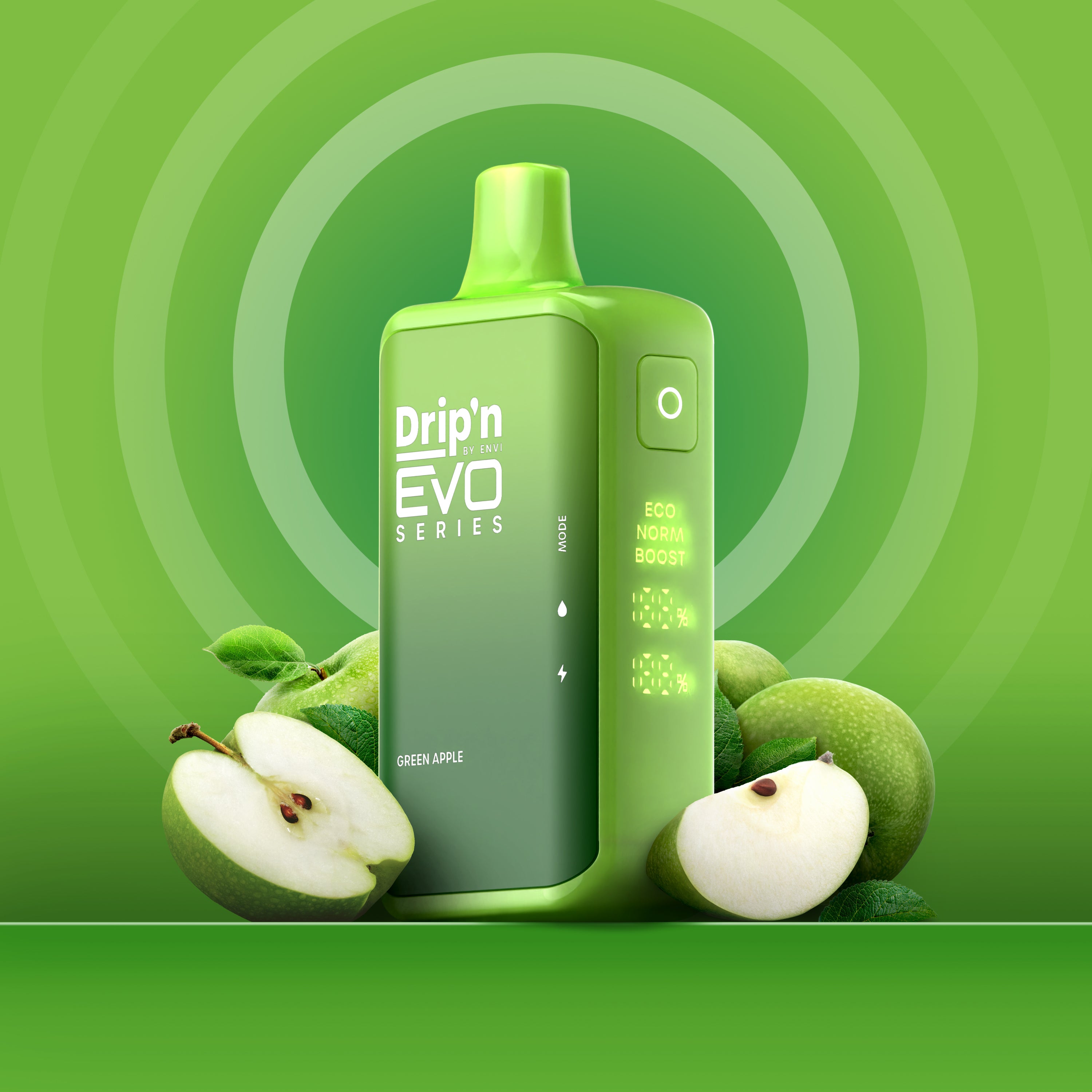 Drip’n 28K Puff Green Apple 20mg/mL disposable (Provincial) – vape shop-s